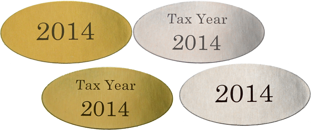 Colored Foil Return Labels